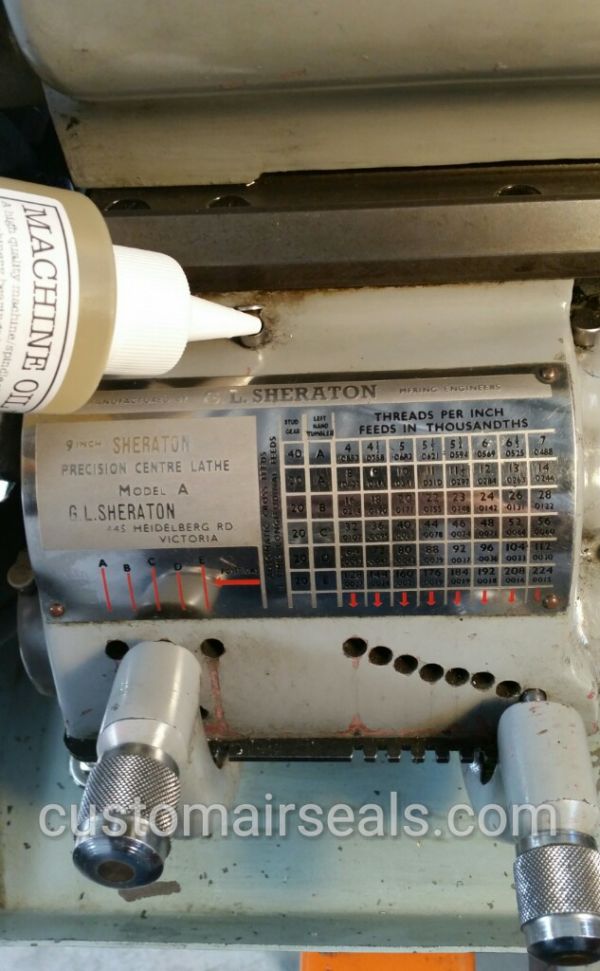 LATHE MILLING MACHINE OIL CARE PACKAGE - CustomAirSeals